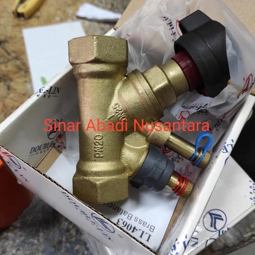 Jual Balancing Valve Kuningan PN20 3/4"inch DN20/Balancing valve bronze ...