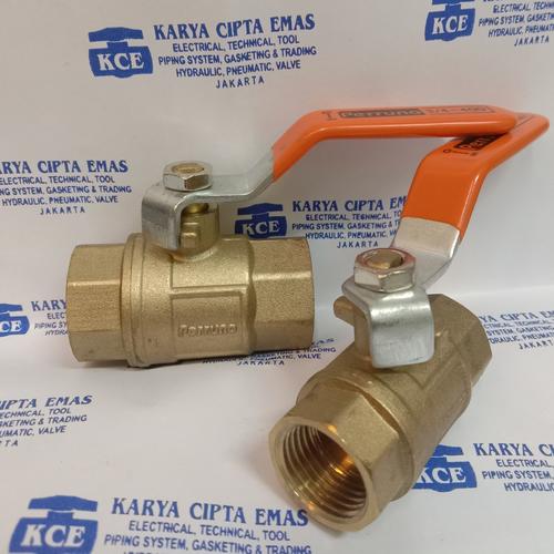 Jual ball Valve perruno Kuningan 1" inch / stop kran Kuningan / kran ...