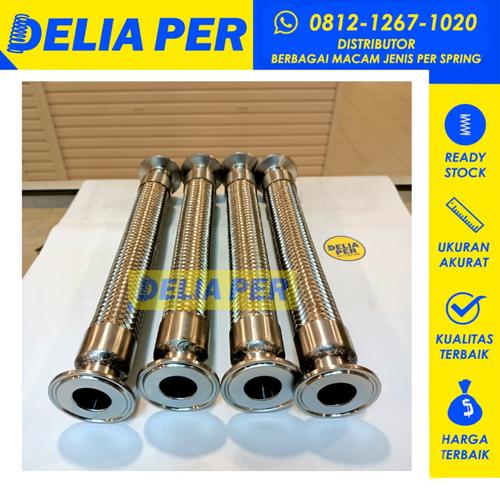 Jual Flexible hose sus 304 1 inch 20Cm, C/w Furrel Sanitary - Jakarta ...