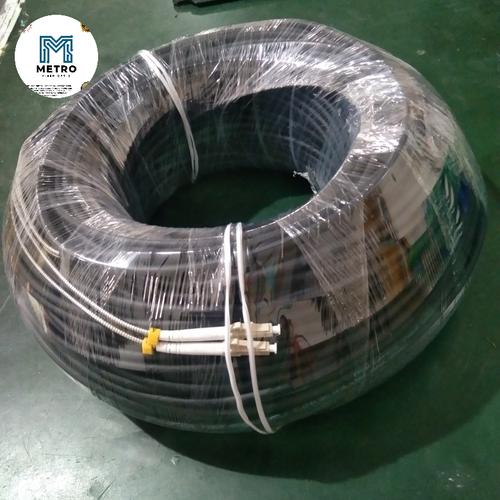 Jual Armored Cable Fiber Optic LC to LC 2 Core OM3 Multimode 5mm 250 ...