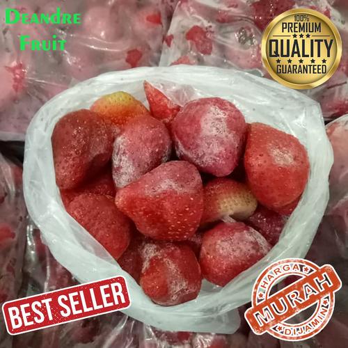 Jual Buah Beku IQF Strawberry Frozen Stroberi 1kg TERMURAH DIJAMIN ...