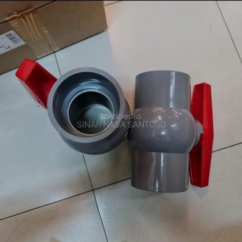 Jual Ball Valve Pvc Compact / Ball Valve Socket Full Bore 11/4" inch ...