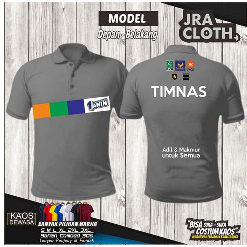 Jual KAOS POLO TIMNAS KAMPANYE NASIONAL ANIES IMIN AMIN PILPRES PEMILU ...