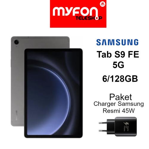 Promo Samsung Galaxy Tab S9 FE 5G 6/128GB S9FE - Gray, 5G 6/128GB Cicil ...