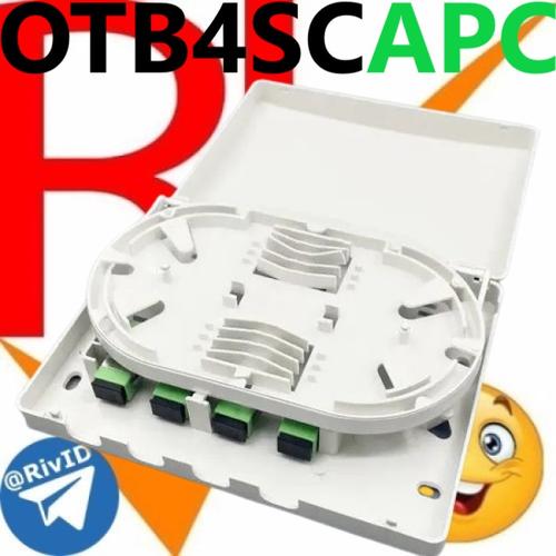 Jual Roset 4 Core Lengkap Adapter SC OTB 4c Fiber Optic Termination Box ...