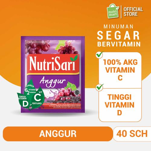 Promo NutriSari Anggur (40 Sch) - Minuman Buah Vitamin C Vitamin D ...