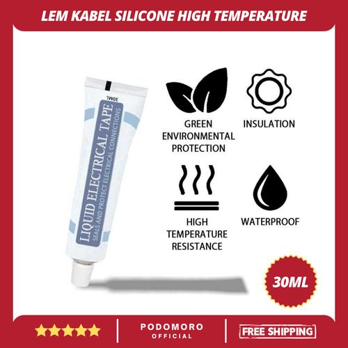 Jual Lem Kabel Listrik High Temperature Sealing Glue 30ML - Hitam ...