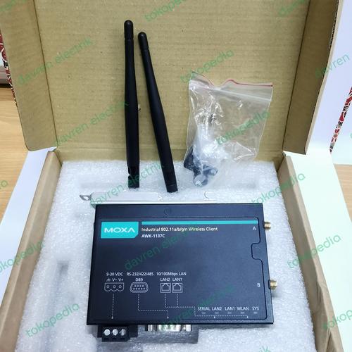 Jual moxa AWK-1137C industrial 802.11a/b/g/n wireless client - Jakarta ...