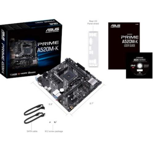 Jual Asus Prime A520M-K ( motherboard AMD Ryzen AM4 A520 DDR4 Garansi ...