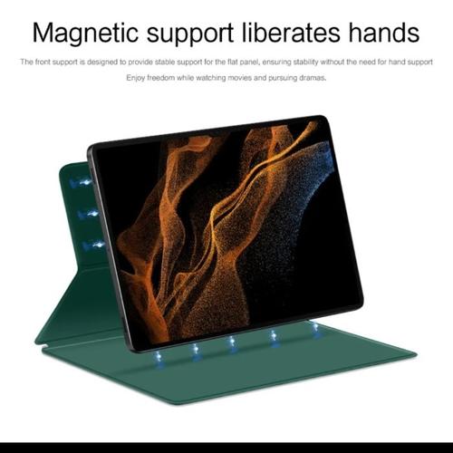 Jual Book Cover Samsung Galaxy Tab S9 Fe Plus 5G 12.4 Magnetic Flip ...