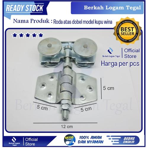 Jual Roda atas doble dobel roda gantung pintu garasi sliding rel ...