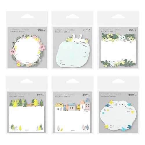 Promo Midori Sticky Note Katanuki Fusen Die Cut Memo Tempel Label ...