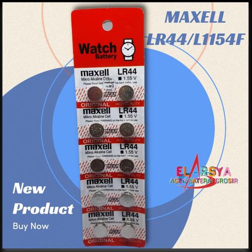 Jual Baterai Maxell LR44 AG13 isi 10 pcs Perlembar - Jakarta Barat ...