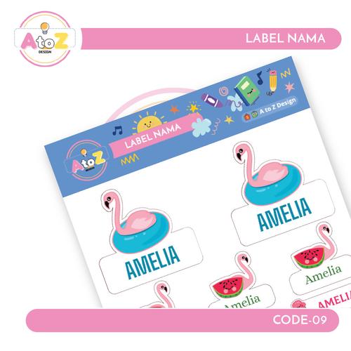 Jual Sticker / Label Nama Anak Murah Tema Summer - Jakarta Utara - A to ...