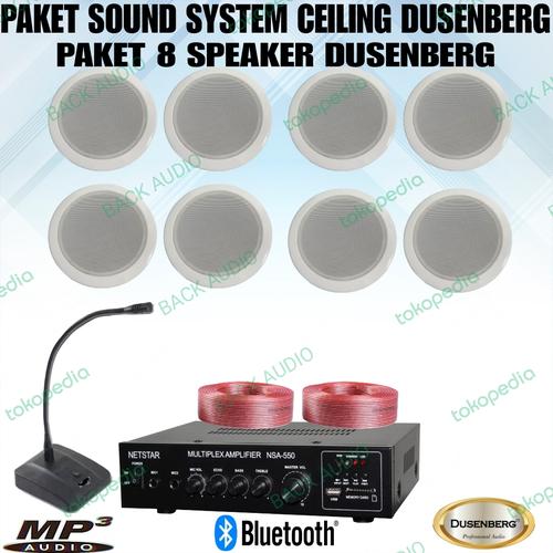 Jual paket ceiling dusenberg speaker kantor dan cafe sound speaker ...