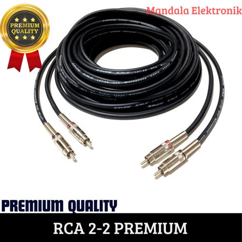Jual kabel audio 2 rca male to 2 rca male high quality - 1 METER - Kota ...