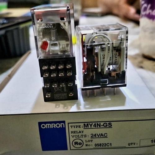 Jual Relay MY4N-GS 24VAC Omron / MY4N 24VAC Omron New Original ...
