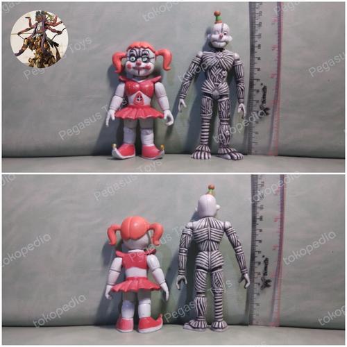 Jual FNAF Five night at Freddy's Sister & Ennard Clown figure set ...