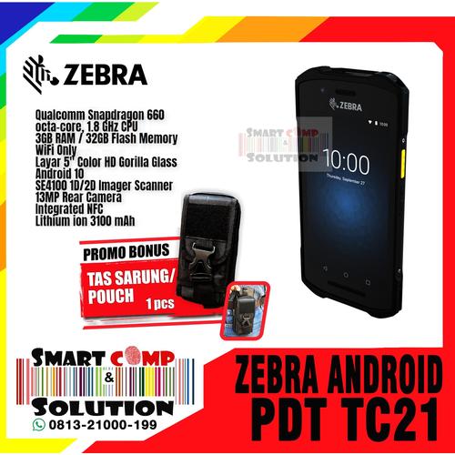 Jual Barcode Scanner Android Zebra PDT TC21 / TC-21 / TC 21 Mobile ...