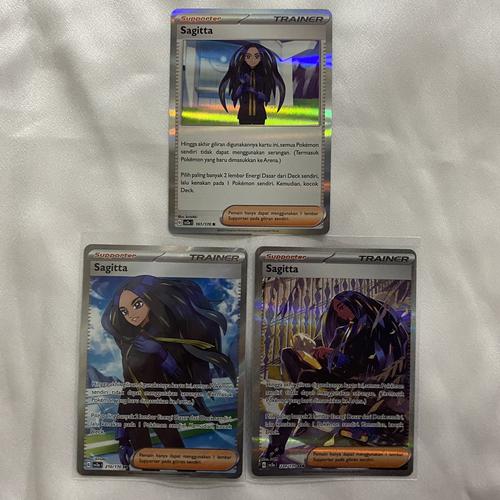 Jual sagitta SR SAR secret geeta pokemon tcg sv3s staple trainer ...