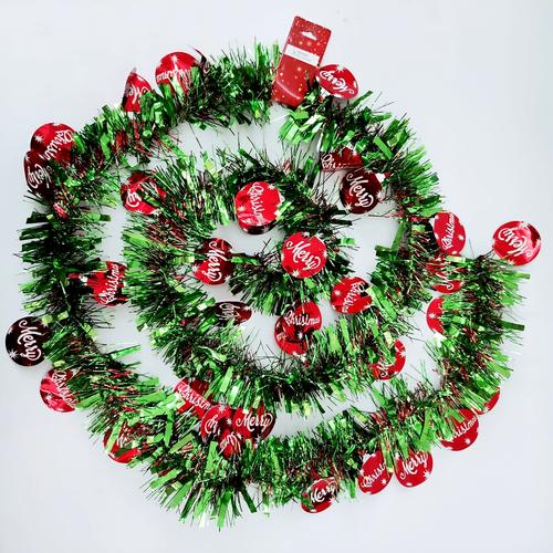 Promo SLINGER Natal Merry Christmas 2m dekorasi Tinsel Pohon Parcel ...