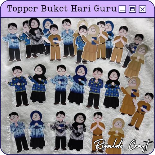 Jual topper buket hari guru - H - Kota Mojokerto - Rivaldo_Craft ...