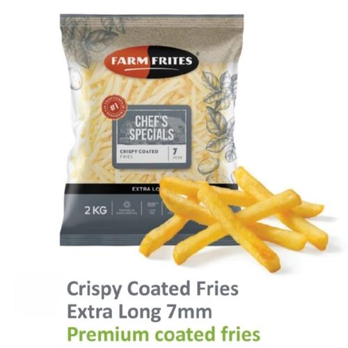 Jual FARMFRITES Kentang Goreng Shoestring Extra Long CRISPY COATED 2Kg ...