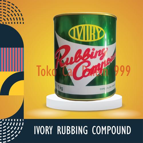 Jual IVORY RUBBING COMPOUND PUTIH 1KG / KUMPON RUBBING PUTIH / KOMPON ...