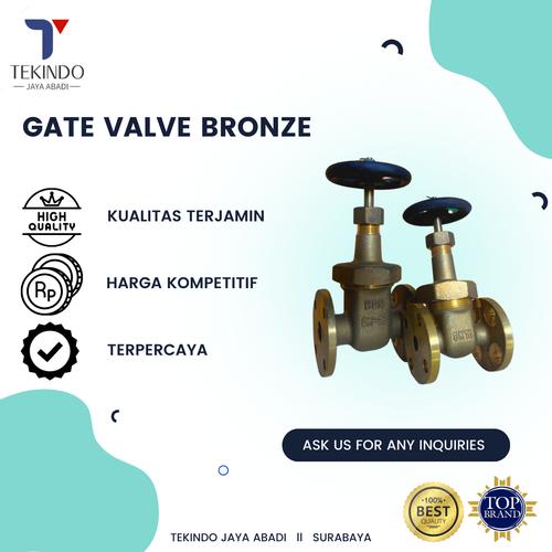 Jual Gate Valve Bronze / Kuningan Type JIS 5K DN 15A 20A 25A 32A 40A ...