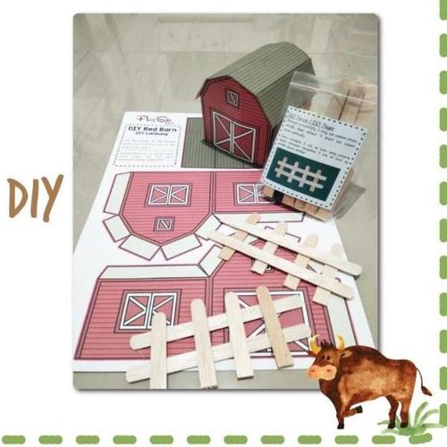 Jual Farm Animal Box Mainan Anak Do It Yourself Diy Sensory Montessori ...