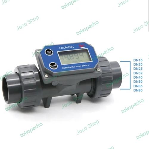 Jual Digital Flow Meter PVC DN50 Size 2 inch - Jakarta Barat - Joso ...