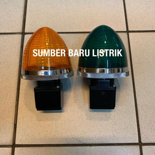 Jual Pilot Lamp Jumbo 30mm Auspicious PLB-30 12V 24V 110V 220V - Kuning ...