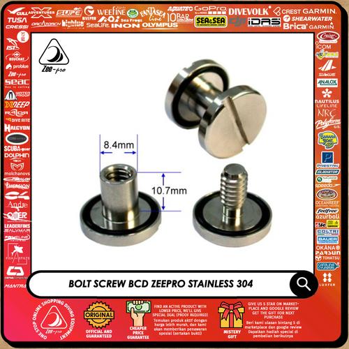 Jual Wings BCD Bolt Screw Stainless 304 Backplate Scuba Diving Selam ...