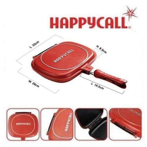 Jual Happy Call Jumbo Size Double Pan / Pemanggang 2 sisi ukuran 32 cm ...