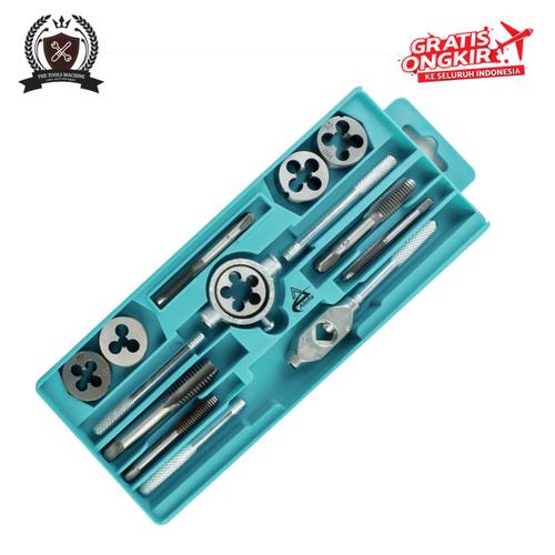 Promo Alat Snai Dan Tap Ulir Drat Mur Baut M3-M12 12 Pcs /20 Pcs - 12 ...