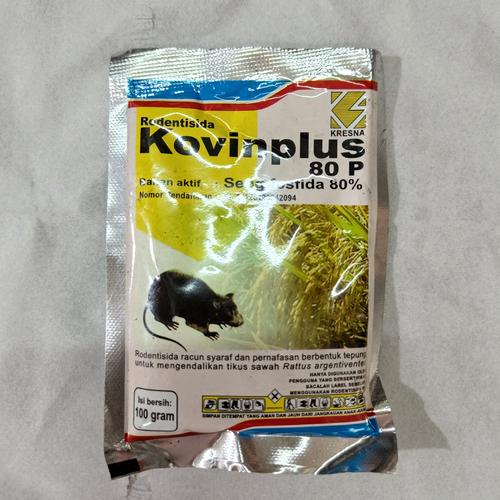 Jual RODENTISIDA KOVINPLUS 80 P 100 GRAM/RACUN TIKUS SAWAH TEPUNG ...