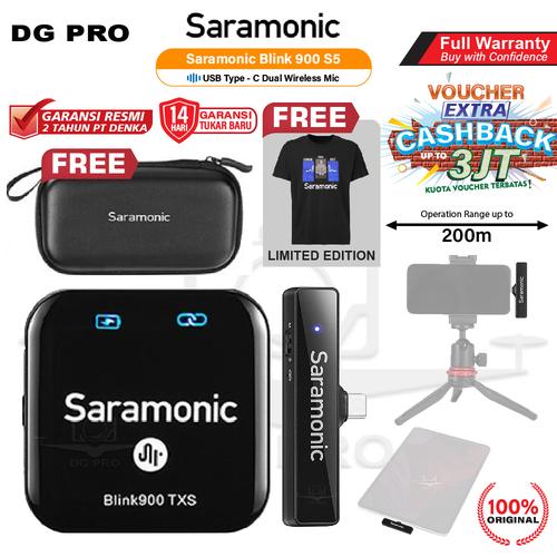 Jual Saramonic Blink 900 S5 USB Type C Wireless Mic Blink900 S5 Resmi ...