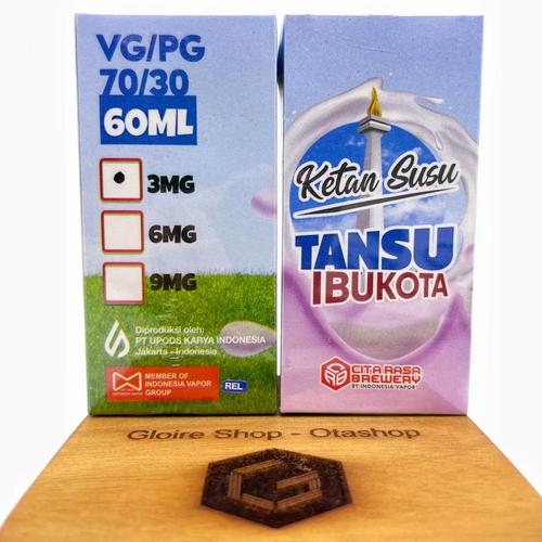 Jual Liquid Tansu Ibukota 60ML FREEBASE by Cita Rasa Brew Ketan Susu ...