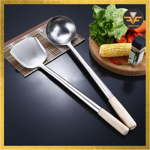 Jual Spatula Sodet Sutil Centong Stainless Besar Katel Kuali Wok Wajan ...