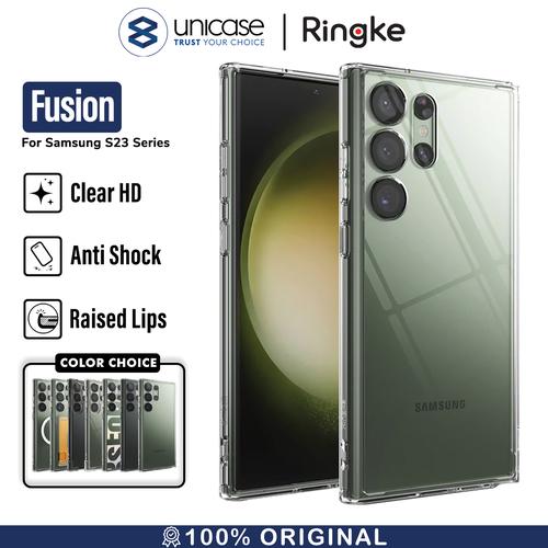 Promo Case Samsung Galaxy S23 Ultra Plus Ringke Fusion Clear Cover