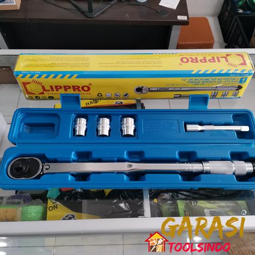 Jual Kunci torsi 1/2" LIPPRO 28 - 210 NM kunci momen kunci ratchet ...