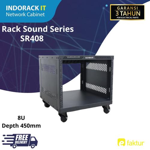 Promo Rack Audio 8U Depth 450mm Rack Audio Sound System Mixer SR408 ...