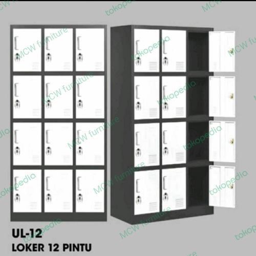 Jual UL-12 LOKER BESI UNO 12 PINTU/LOKER KARYAWAN 12 PINTU TEBAL/LOKER ...