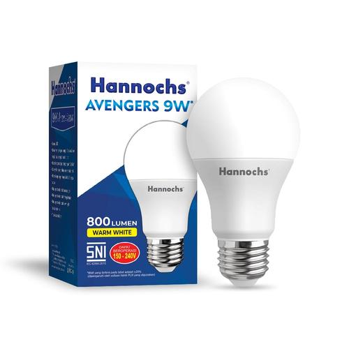 Jual Hannochs Avenger Bohlam LED 3 5 7 9 Watt Kuning LED BULB Warm ...