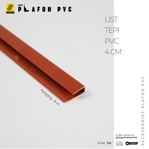Jual List Tepi PVC 4 cm - Moz BA - Kota Tangerang Selatan - DEPO PLAFON ...