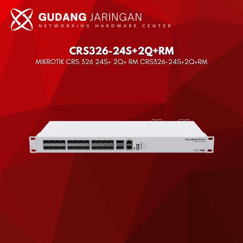 Jual MikroTik CRS 326 24S+ 2Q+ RM CRS326-24S+2Q+RM - Jakarta Pusat ...