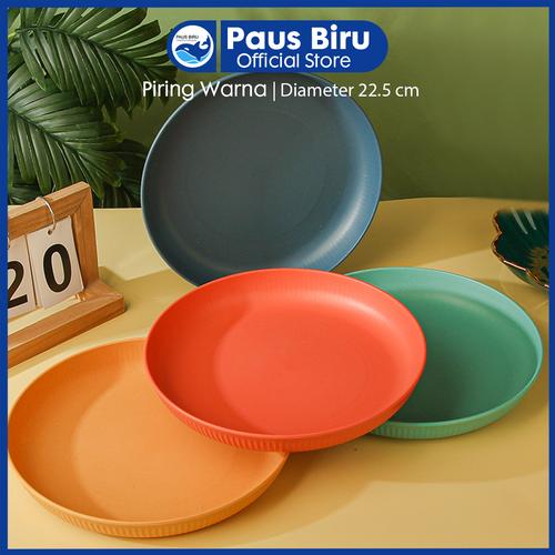 Promo Piring Jerami/Piring Makan Warna Warni/Bahan Serat Gandum/Piring ...
