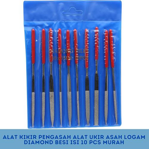 Jual Alat kikir pengasah alat ukir asah logam diamond besi Isi 10PCS ...