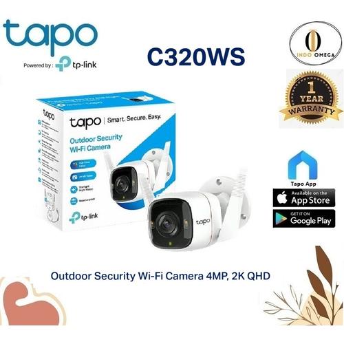 Jual TPLINK Tapo C320WS C320 WS Outdoor Security Wi-Fi Camera Cctv ...