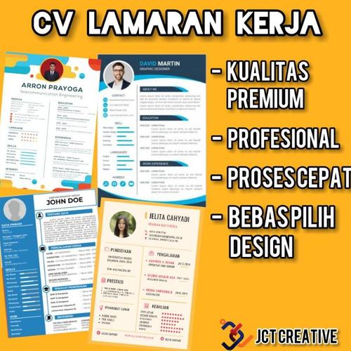 Jual Desain CV Lamaran Kerja Premium | Curriculum Vitae Design - Jakarta Utara - Yuniarorderan ...